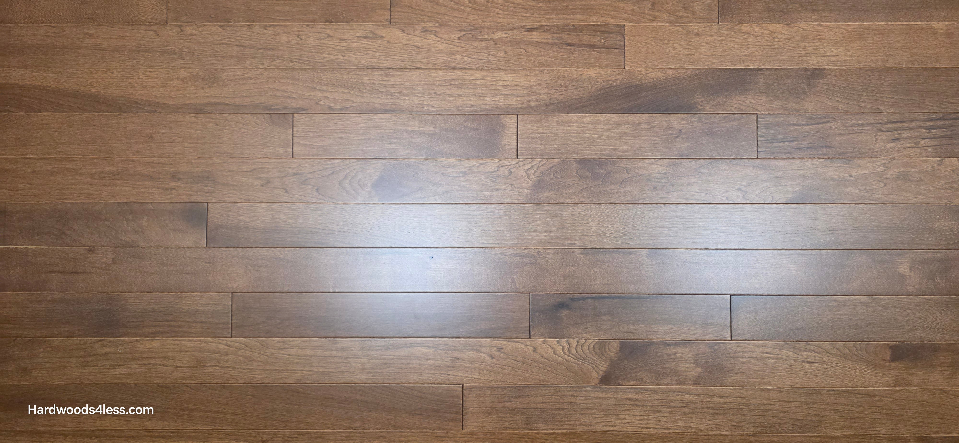 5" x 3/4" Solid Hickory Cortado Hardwood Flooring – Hardwoods4Less