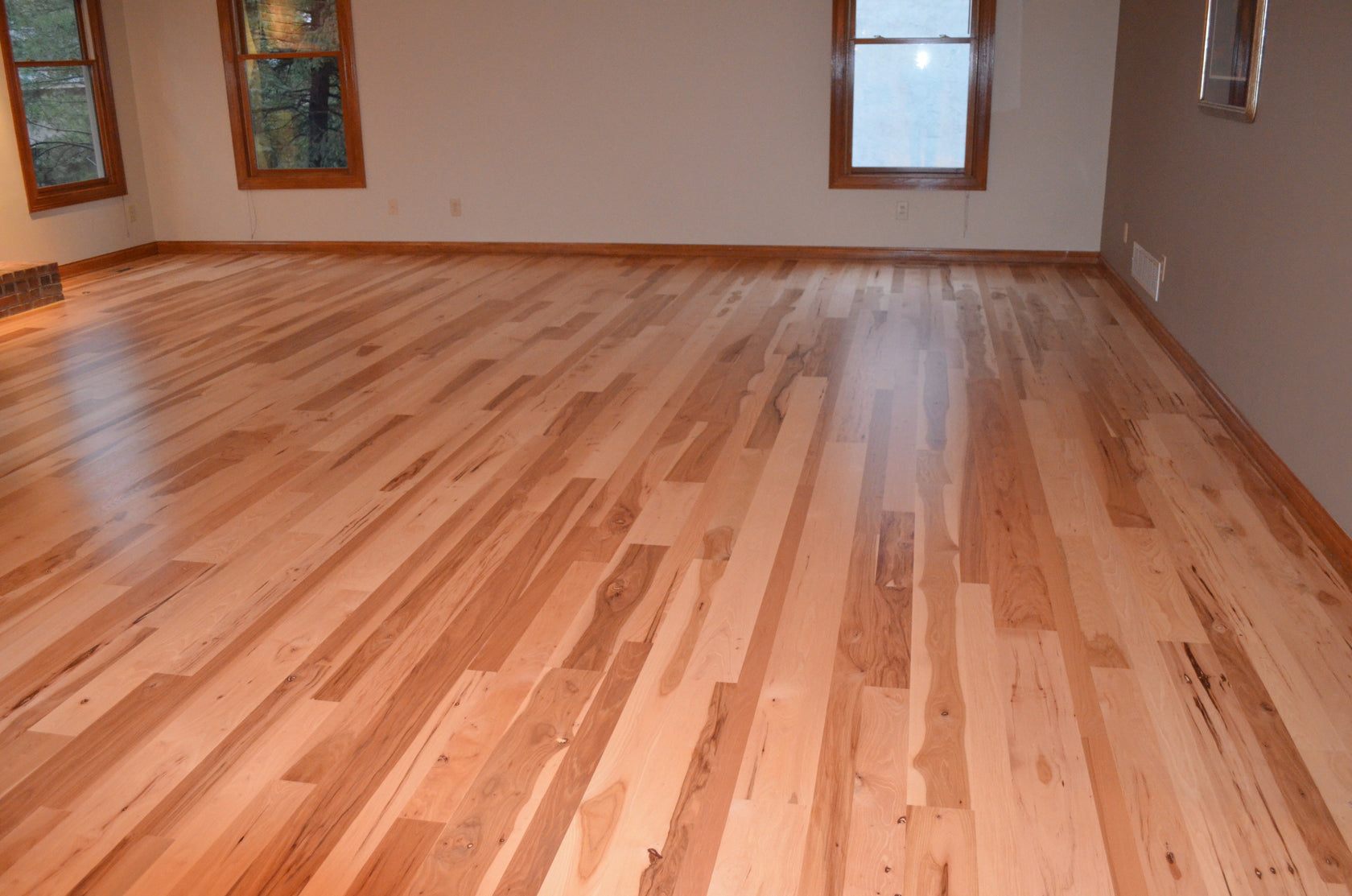 Unfinished Hickory Euro Character Grade Hardwood Flooring – Hardwoods4Less