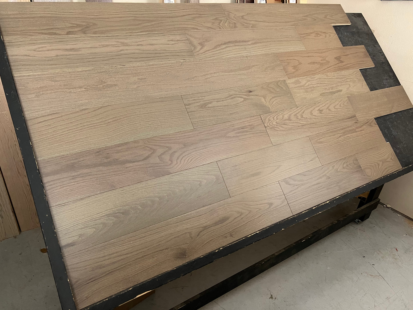 7" x 1/2" Engineered Red Oak Colonial Grey Hardwood Flooring ...