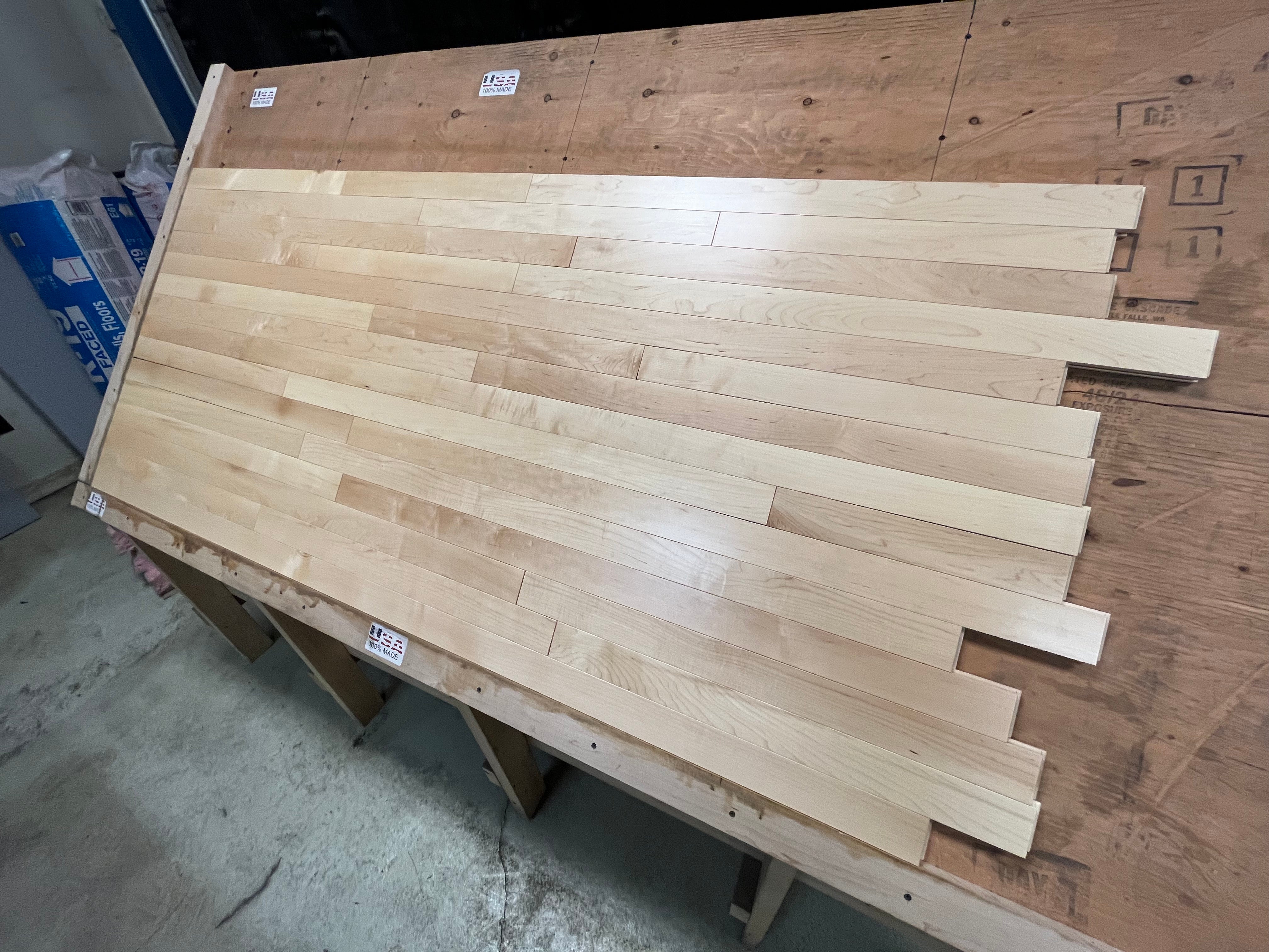 5" x 3/4" Natural Maple Select & Better Hardwood Flooring – Hardwoods4Less